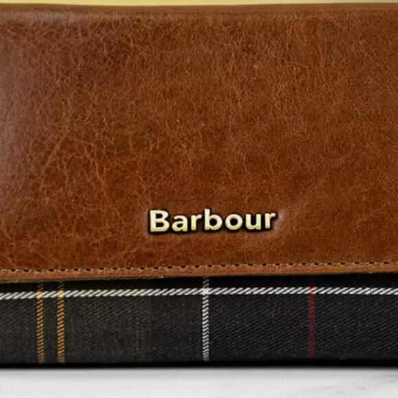 Barbour | Bags | Barbour Laire Trifold Leather French Ladies Purse ...